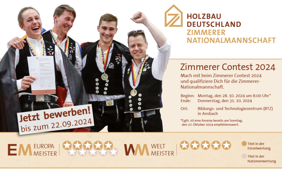 Zimmerer Nationalmannschaft: Zimmerer Nationalmannschaft